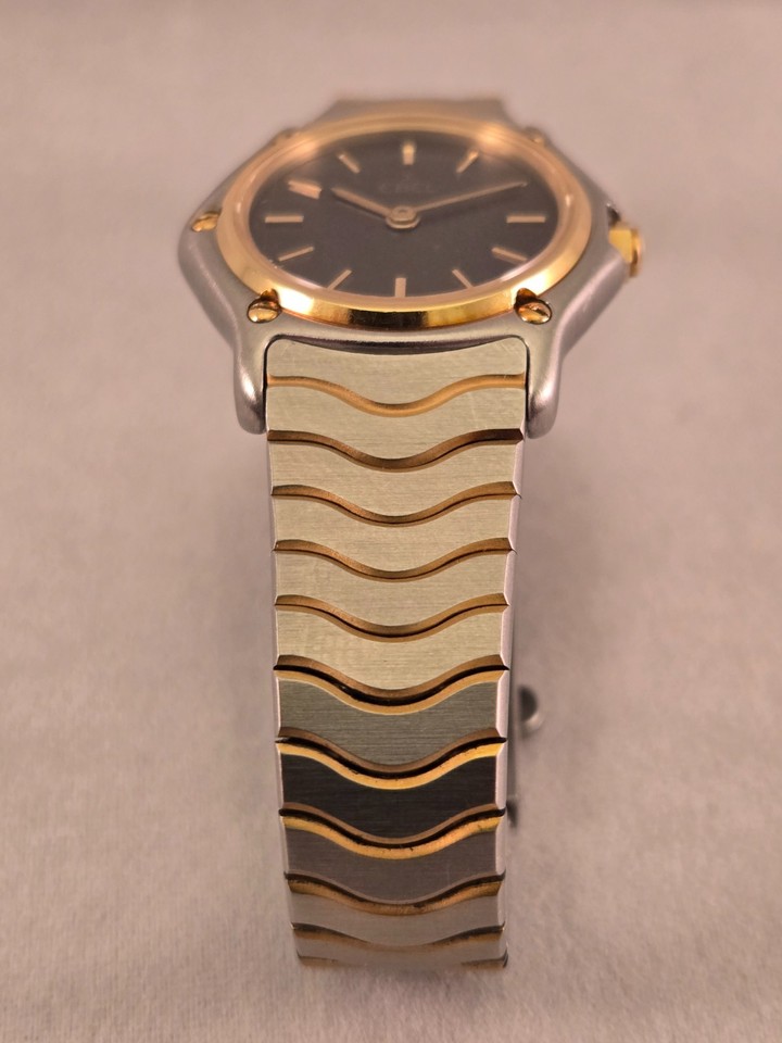 Ebel Sport Wave #166901 SS & 18K Ladies Swiss Quartz Watch 23MM | eBay