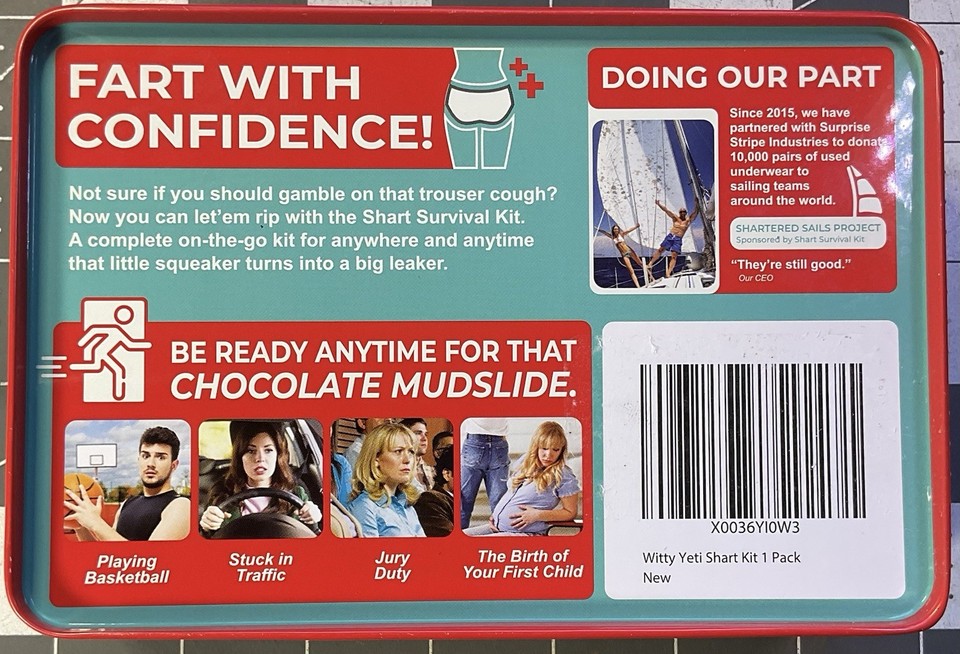 Funny Shart Survival Kit by . Ultimate Poop Prank Gag Gift Set Contains ...