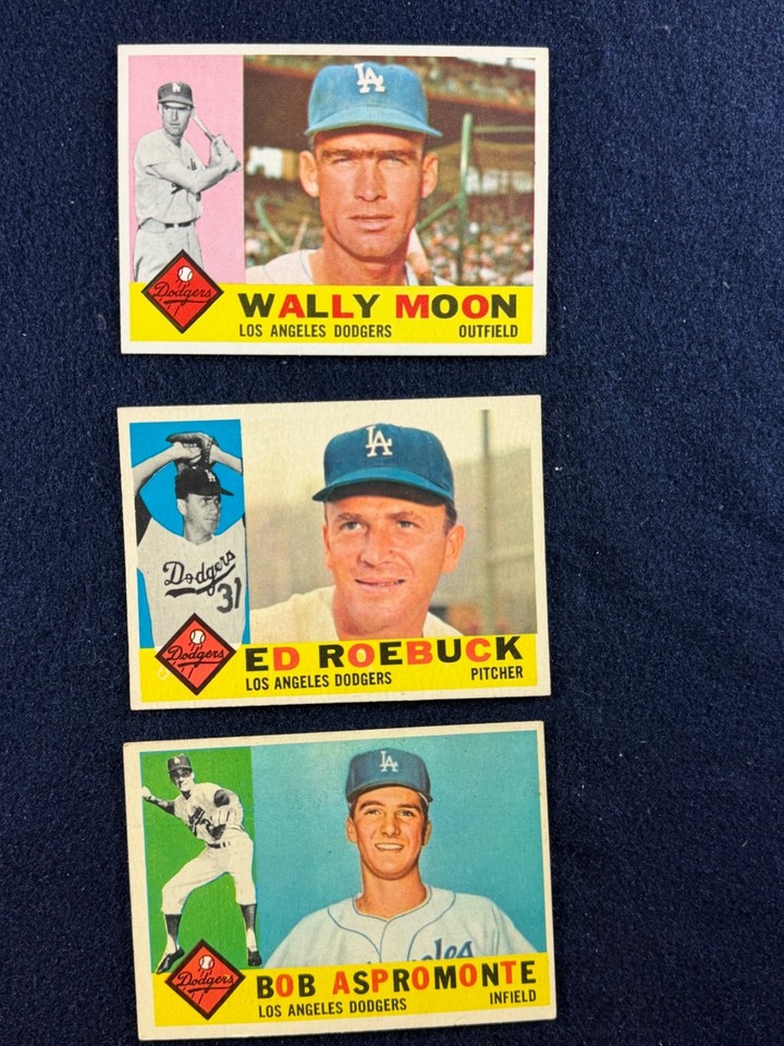 1960 Topps Baseball Partial Set Lot (51) Diff. w/Hi# VGEX-EX-EXMT No ...