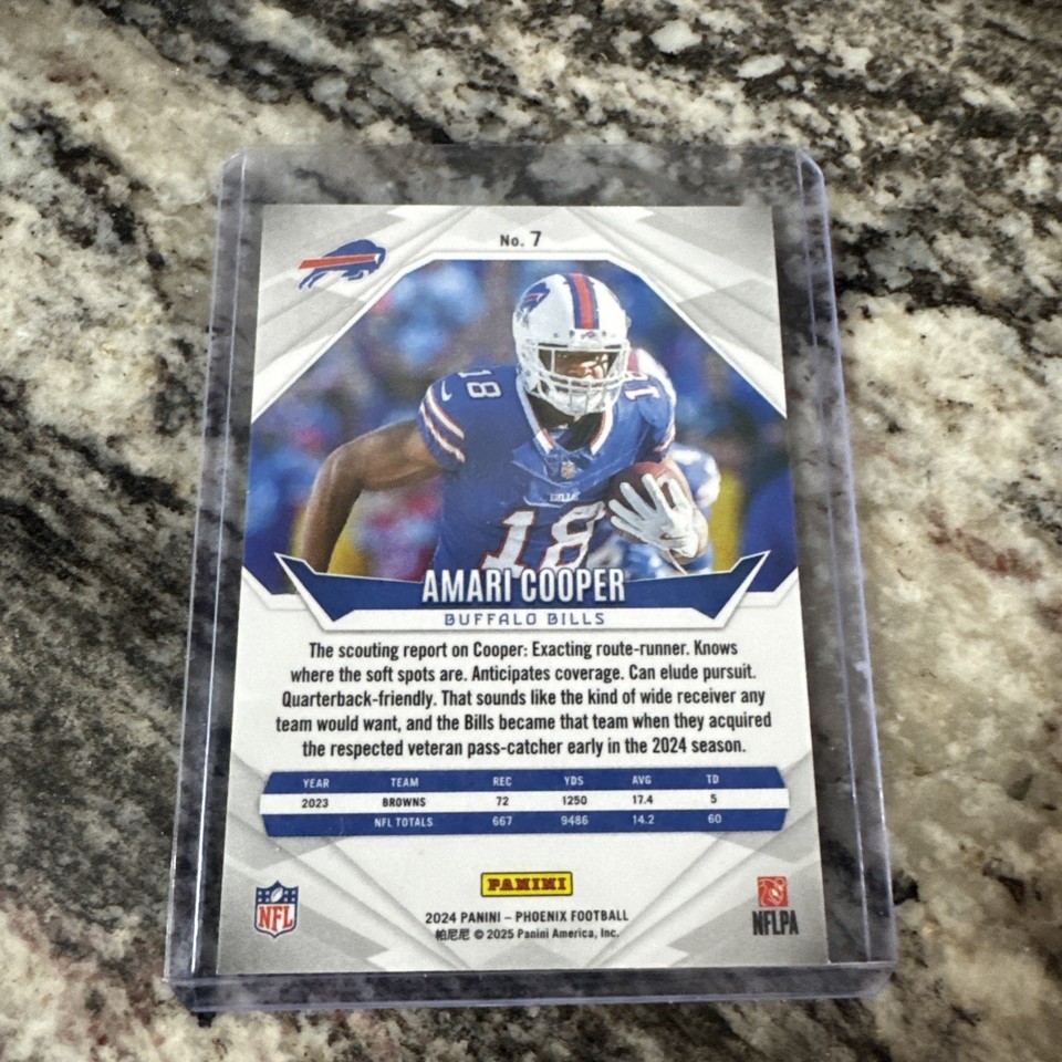 2024 Panini Phoenix - Amari Cooper #7 Purple Fade | eBay