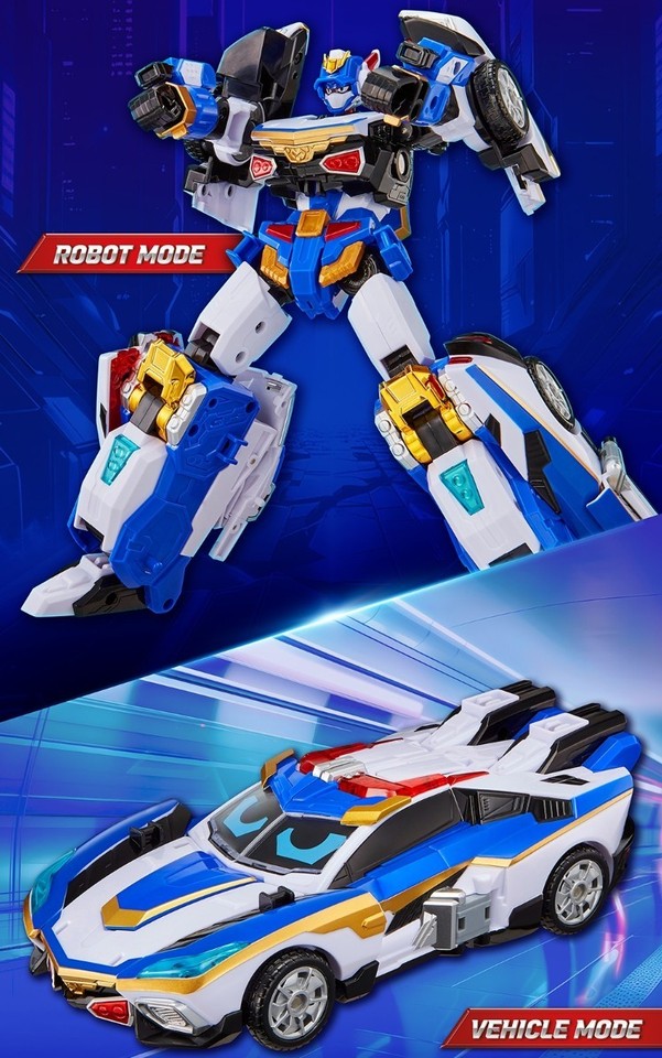 SAMG Metal Cardbot W Bluecop W Transforming Robot Figure Car Korean ...