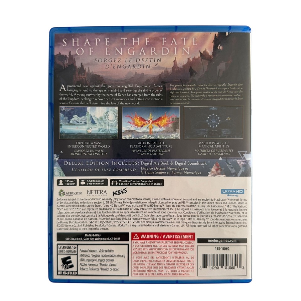 Sony PlayStation 5 Afterimage: Deluxe Edition Game 2D Action Combat Non ...