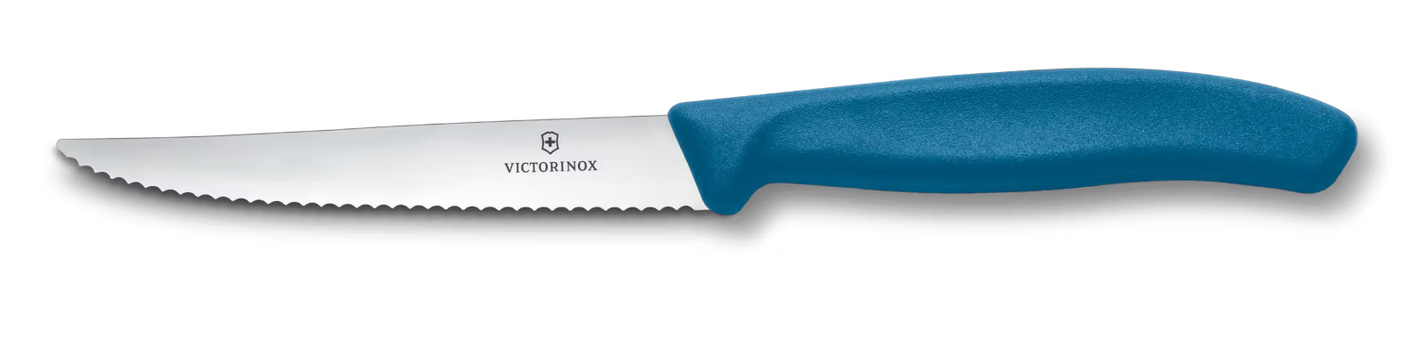 Victorinox POINTED BLUE Steak Pizza Knife St. Steel Swiss Knife knives ...