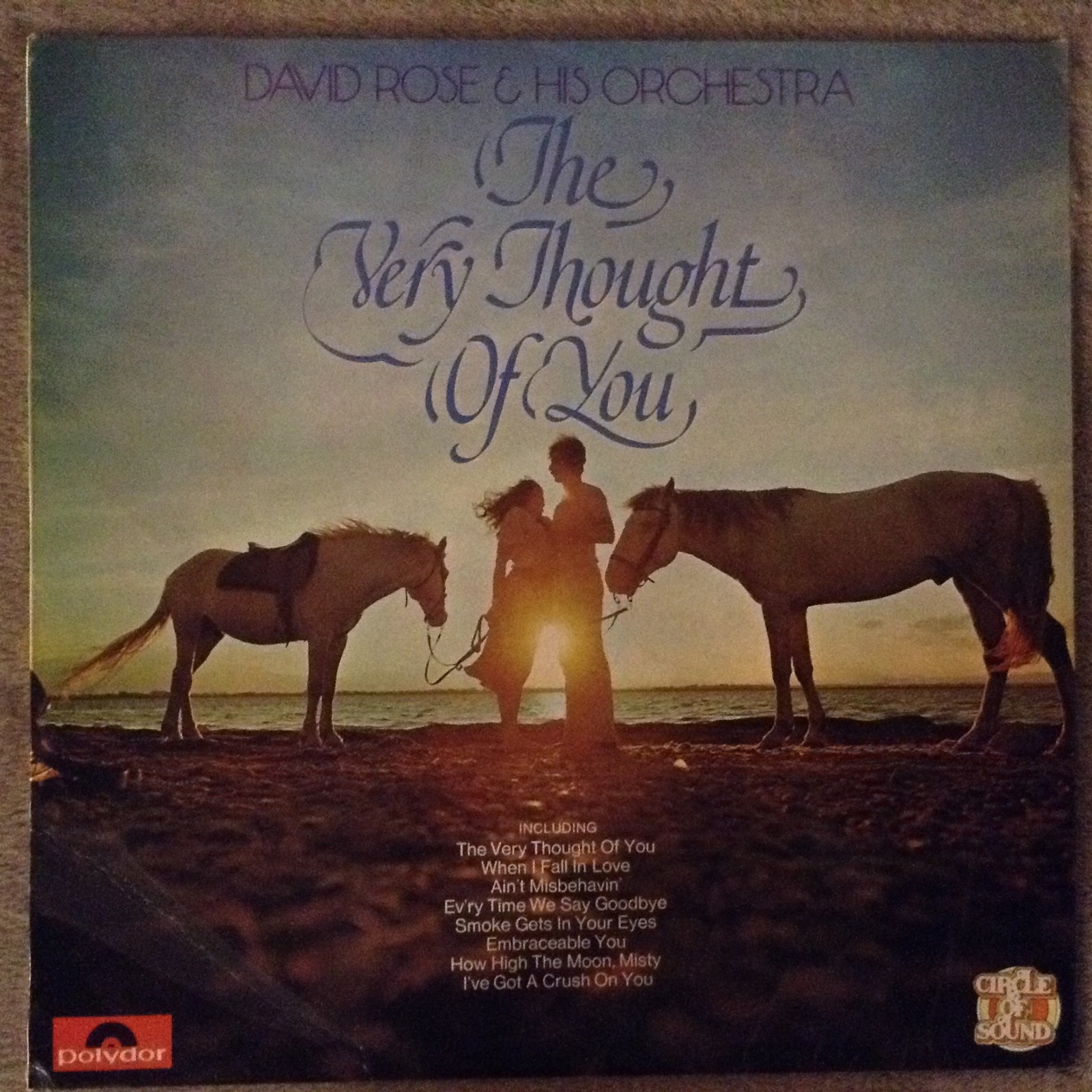 David Rose Orchestra The Very Thought of You LP Records Vinyl Album ...