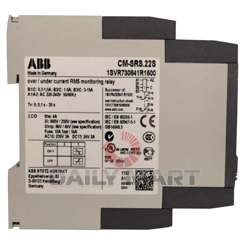 New In Box ABB CM-SRS.22S Current Monitoring Relay | eBay