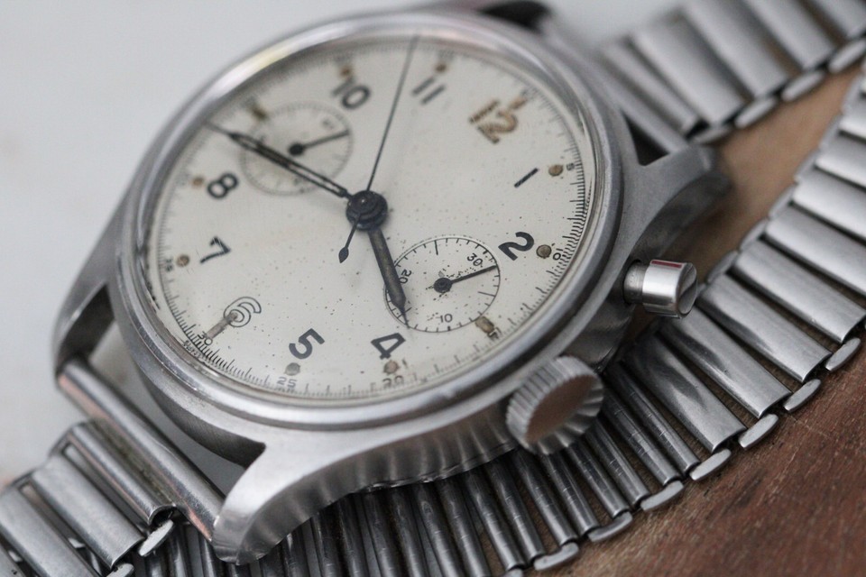Series 1 Lemania HS9 Fleet Air Arm Military Chronograph c.1945 | eBay