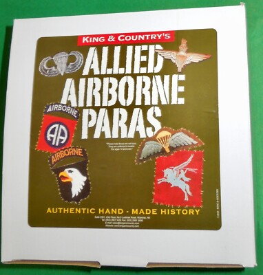 2010 King & Country 1:30 Scale DD123 WW2 US 101st Airborne Paratroopers ...