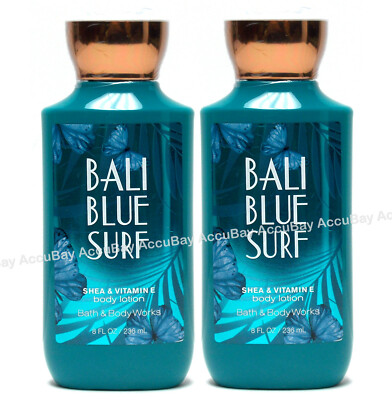 Lot of 2 Bath and Body Works BALI BLUE SURF Body Lotion 8oz | eBay