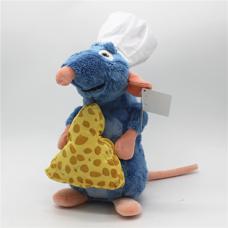 New Disney Ratatouille Remy Rat With Cheese White hat Soft Plush Toy | eBay