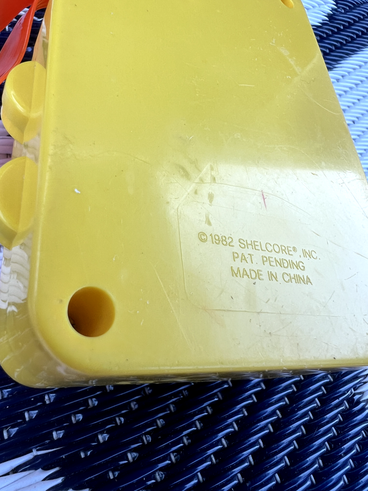 Shelcore Music Radio Toy Kids VIntage 1982 Sound Box Yellow Bear | eBay