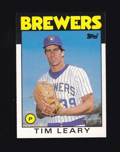 1986 Topps Traded Tim Leary #64T Milwaukee Brewers | eBay
