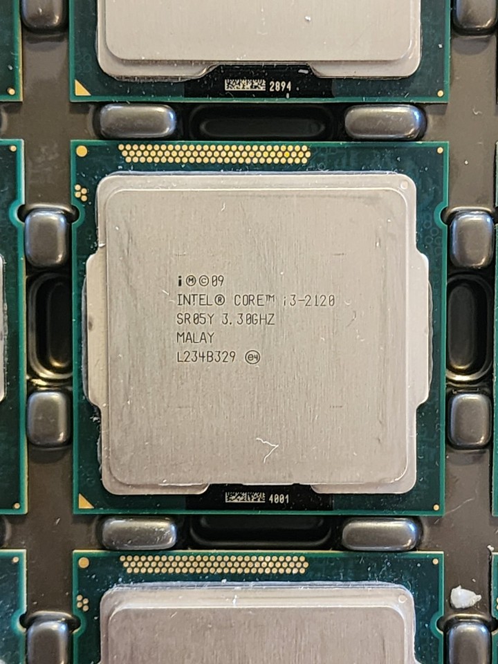 Lot of 60 - Intel Core i3-2120 CPU SR05Y 3.30GHz Desktop Processor LGA ...