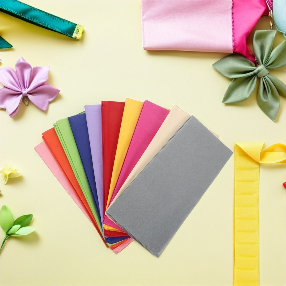 100 Pcs Bulk Colored Tissue Paper Sheets Origami Paper for Projects ...