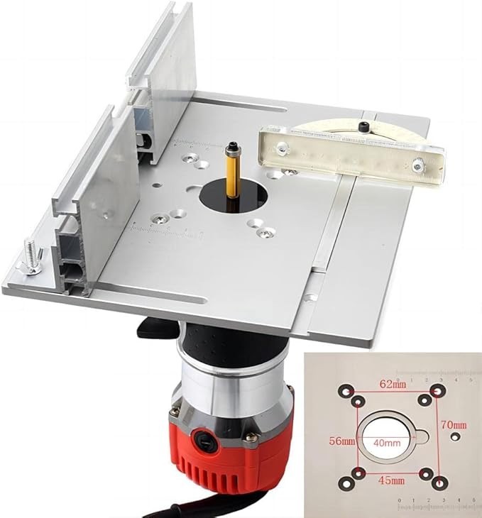 Aluminium Router Table Insert Plate,Woodworking Benches Flip Plate W ...