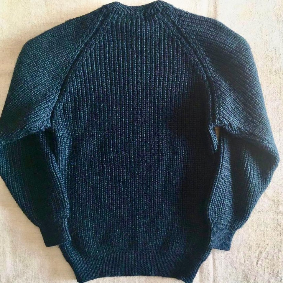 Vintage Ireland England British Wool Sweater M Black Green Punk | eBay
