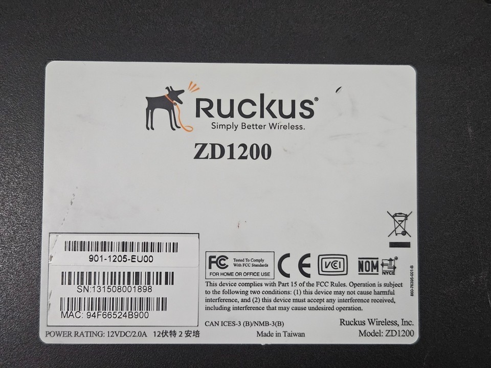 RUCKUS ZD1200 | eBay