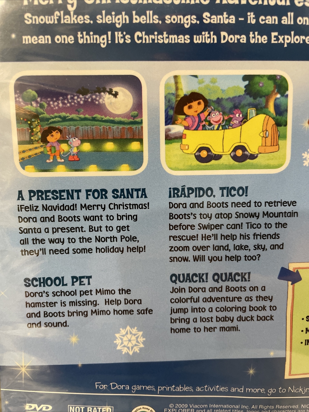 DVD Family Movie Dora the Explorer Dora's Christmas Nickelodeon NEW ...