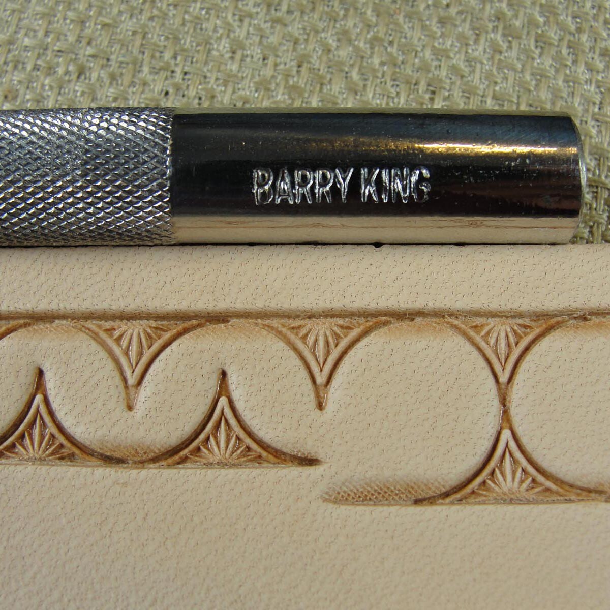 Stainless Steel Barry King - #2 Lined Half Box with Border Stamp ...