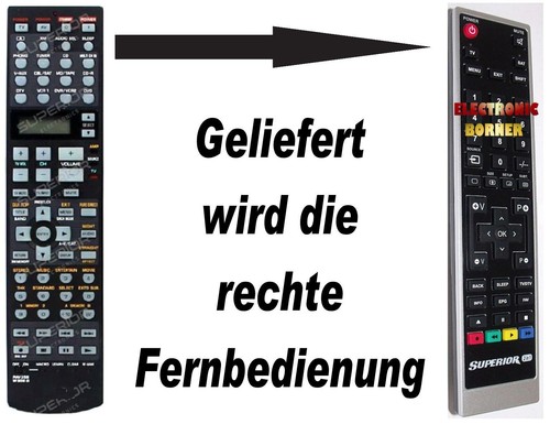Ersatz Fernbedienung f. Yamaha RX-V2600 RX-V2700 RAV358 WF365600 ...