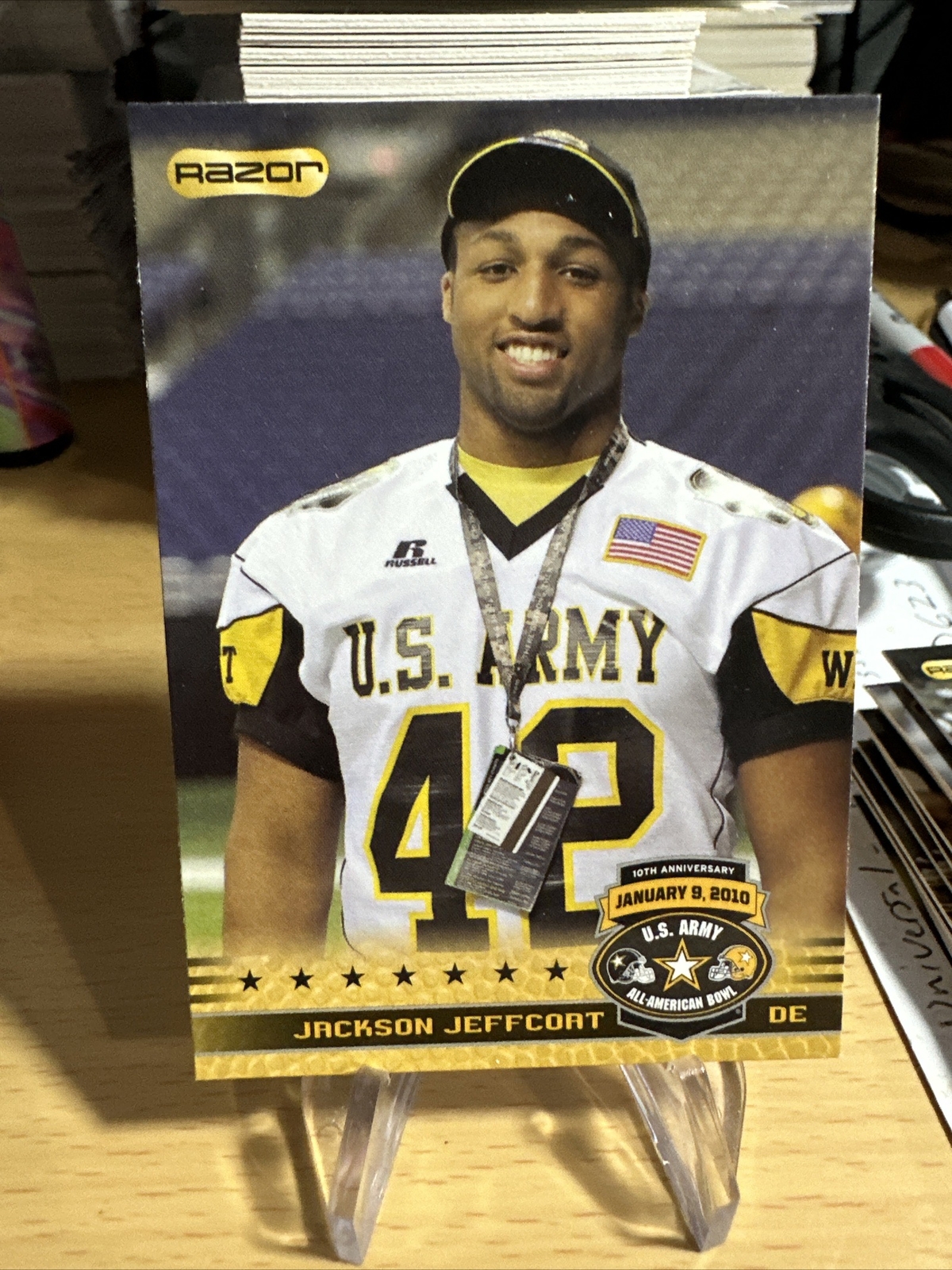 2010 Razor Army All-American Bowl #6 Jackson Jeffcoat | eBay