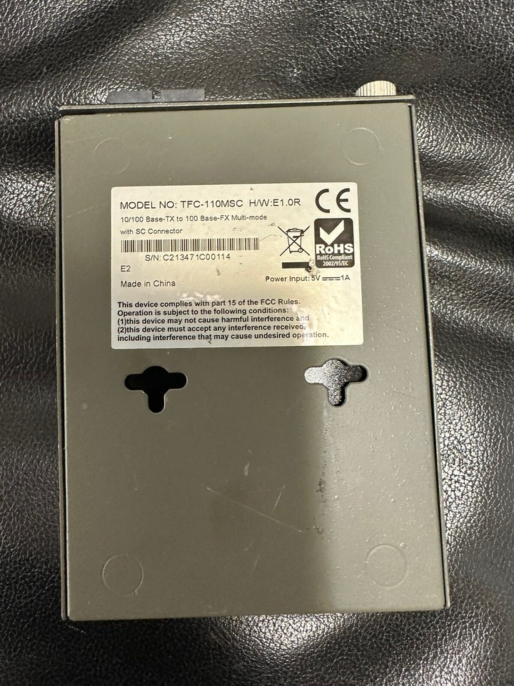 Trendnet Tfc-110msc 10/100base-tx To 100base-fx Multi-mode Fiber ...