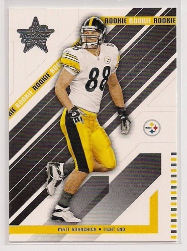 2004 MATT KRANCHICK LEAF R&S ROOKIE PITTSBURGH STEELERS PENN STATE ...