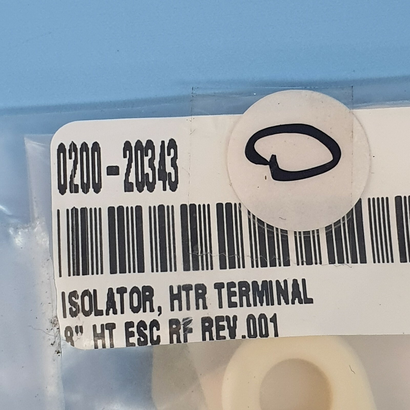 324-0203// AMAT APPLIED 0200-20343 ISOLATOR,HEATER TERMINAL, 8" HT ESC ...