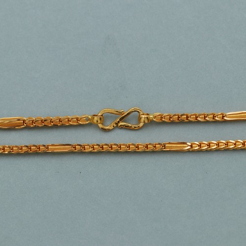 Genuine 22K Yellow Gold New Rope Chain Necklace 24.5" 2.5 mm, 916 Made ...