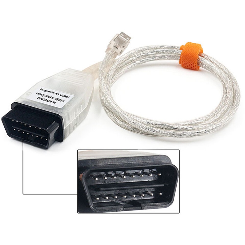 Für BMW DIAGNOSEGERÄT K+ DCAN CODIEREN USB INTERFACE Ediabas Inpa NCS ...