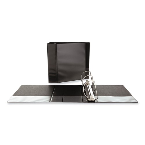 Universal Slant-Ring Economy View Binder, 5" Capacity, Black | eBay