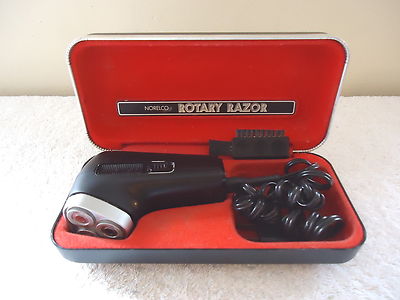 Vintage Norelco Rotary Razor In Case " GREAT COLLECTIBLE ITEM " | eBay