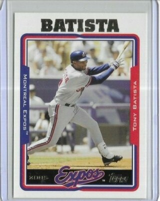 2005 Topps #201 Tony Batista Montreal Expos | eBay