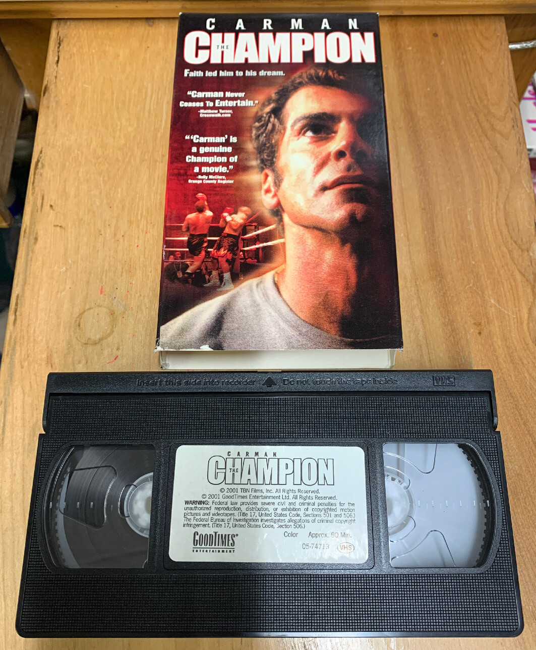 Carman: The Champion (VHS) VG 18713747136| eBay