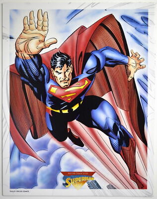 SUPERMAN: Better Than Ever PRINT Leaping a Tall Building DC 1993 | eBay