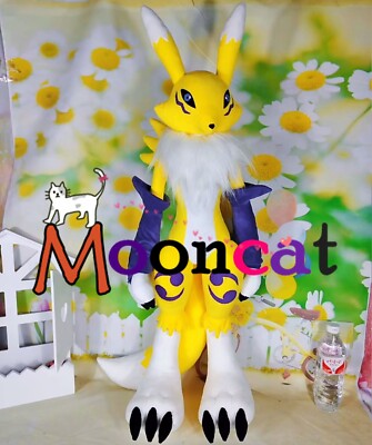 100cm Handmade Digimon Renamon Plush Doll Stuffed Toy Digital Monster ...