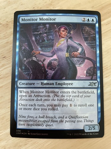 MTG Monitor Monitor Unfinity #338 GALAXY FOIL Uncommon NM/M | eBay