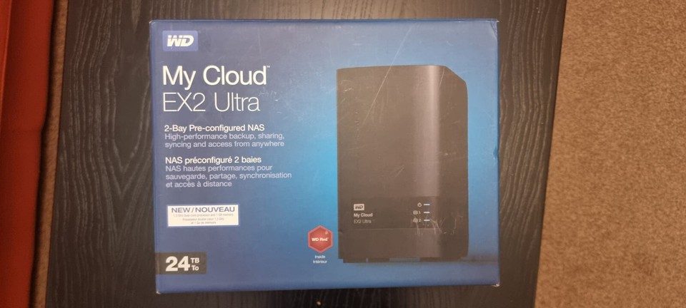 WD 24TB My Cloud EX2 Ultra 2-bay NAS - Network Attached Storage RAID ...