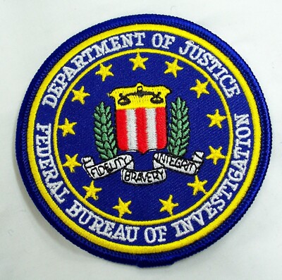 Patch Correctif Americaine Fbi Federal Bureau Of Investigation F. B. I ...