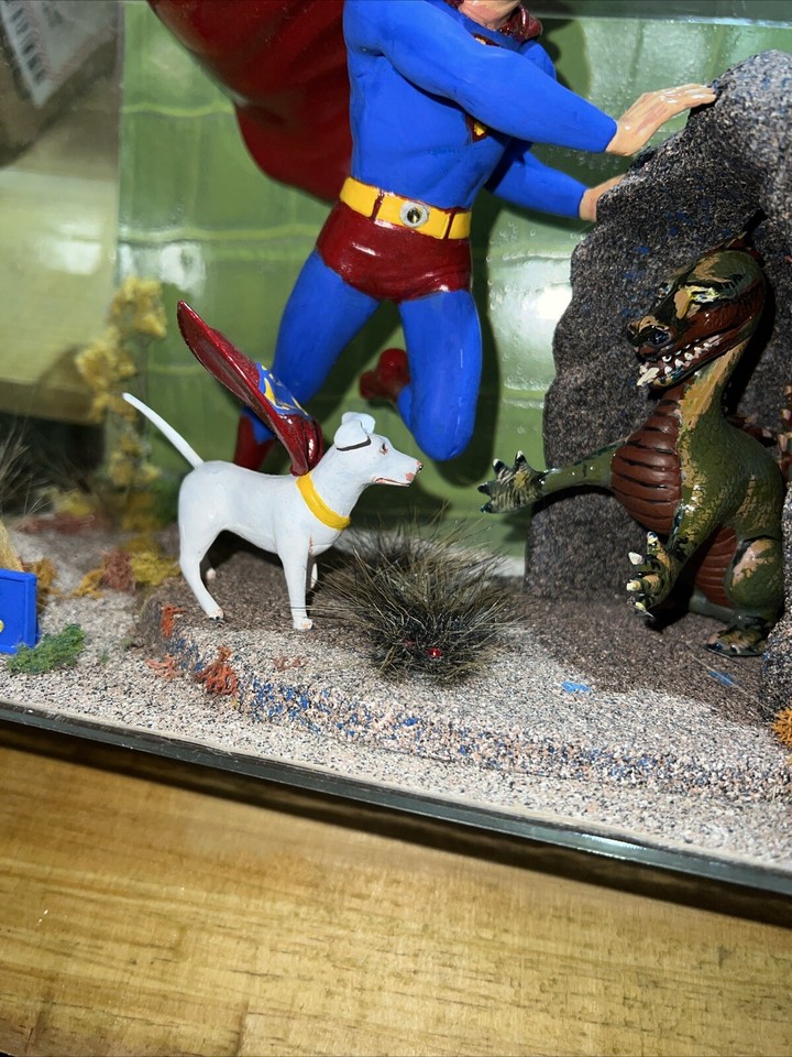 Moebius Models Superboy Krypto Model Kit Re-issue Built And Painted | eBay