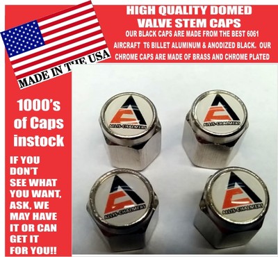 Domed Allis Chalmers A-C Tractor Chrome Valve Stem Caps - Very Nice ...
