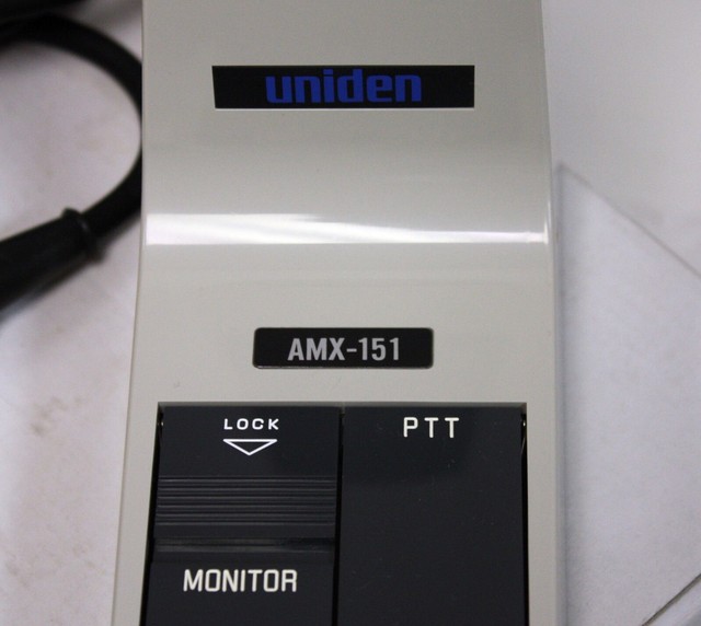 Uniden Amx-151 Desk Base Station Mic 5 Pin DIN Smh1525 Smu4525 Imh4100 ...