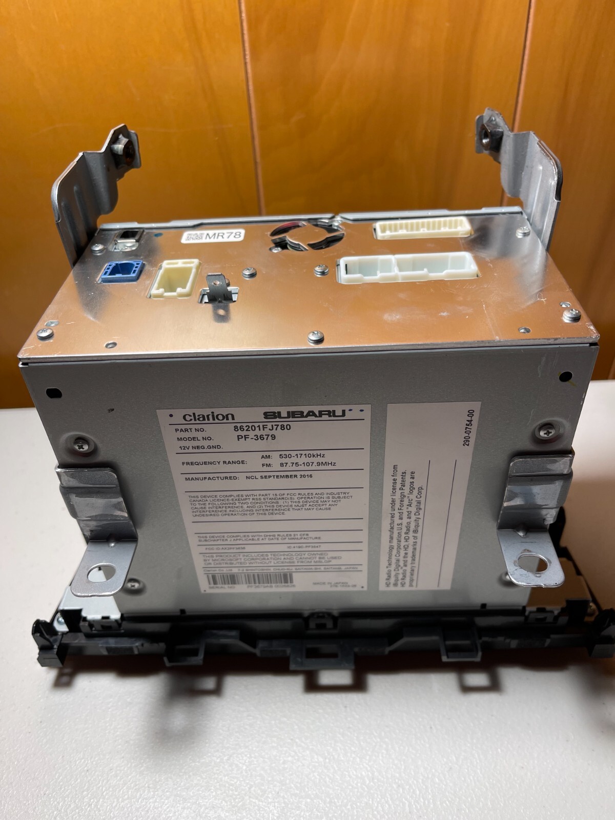 2016 Subaru Crosstrek Display Screen Radio Receiver OEM 86201FJ780 for ...