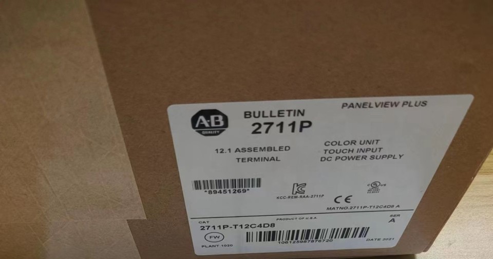 New Factory AB 2711P-T12C4D8 2711P-T12C4D8 PanelView Plus 12.1" Sealed ...