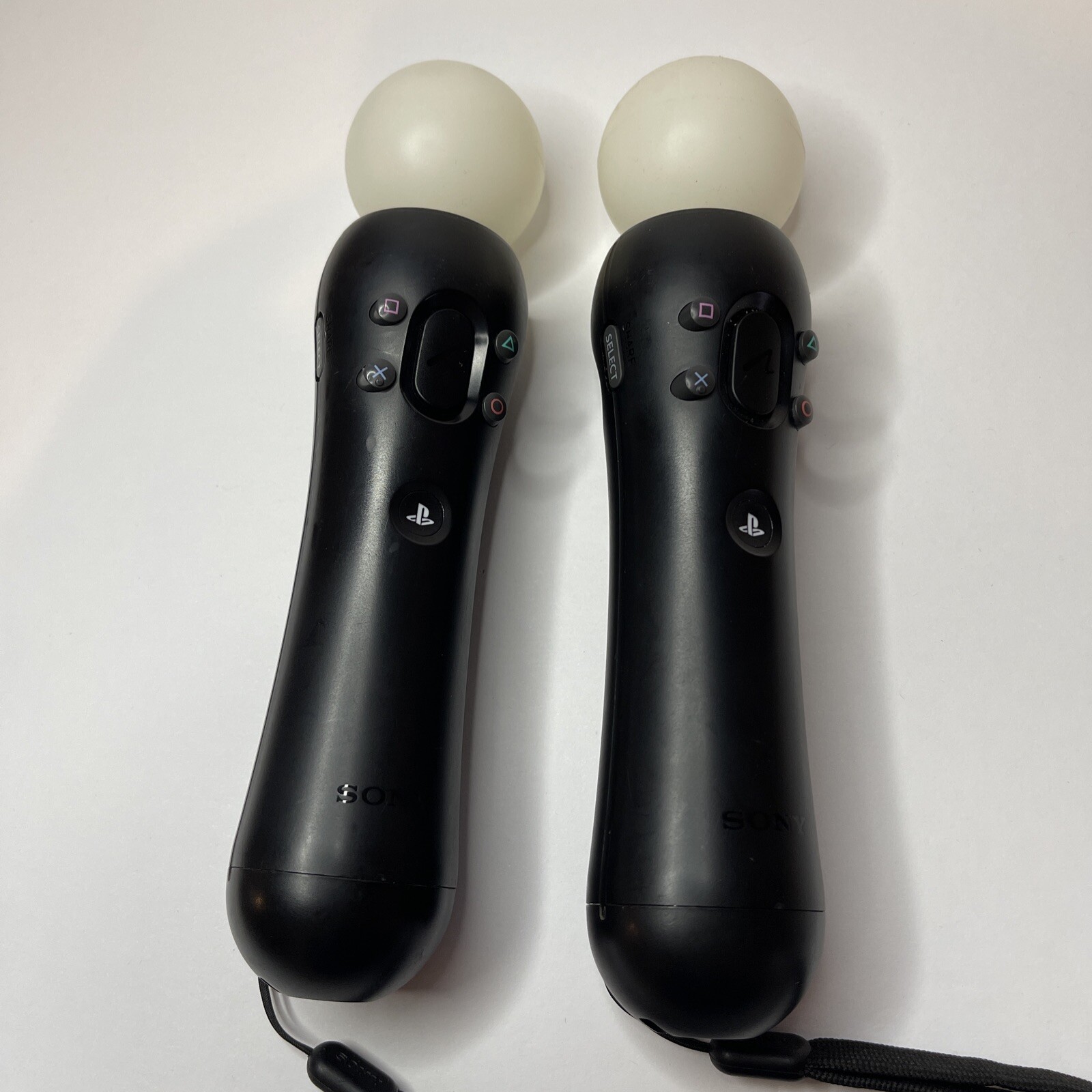 Sony PlayStation Move Motion Controller Set of 2 -Black VR (CECH-ZCM2U ...