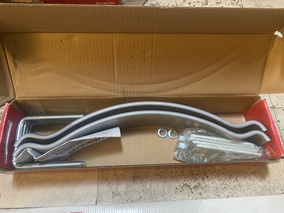 (2) Leaf Helper Spring Kit Over Leaf Spring Assists AC111035 Sagging ...