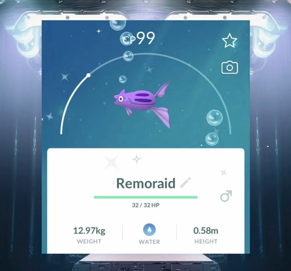 Remoraid Evolution Shiny