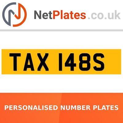 TAX 148S - Suffix-Type NetPlates.co.uk Private Number Plate - on DVLA ...