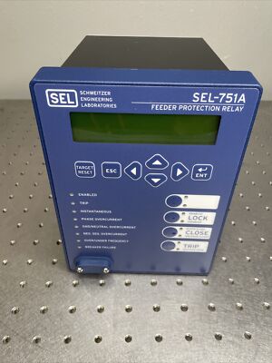 SCHWEITZER ENGINEERING SEL-751A FEEDER PROTECTION RELAY NOS ...
