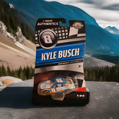 NASCAR AUTHENTICS 🏁.. KYLE BUSCH.. 2023 WAVE 11.. NETSPEND CAR #8.. 1: ...