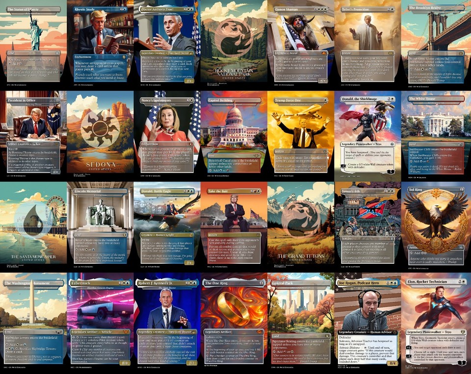 Donald Trump - Digital Altered 130+ Card Commander Deck Magic The ...